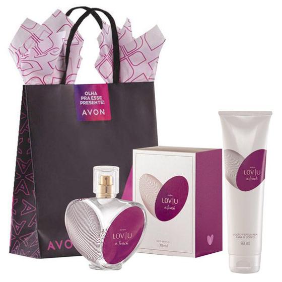 Presente Lov U A Touch Especial Avon Feminino - Cuidados com o Corpo ...