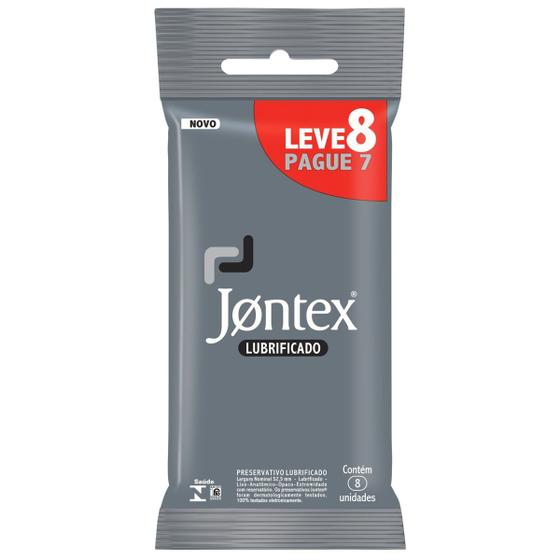 Preservativo Jontex Lubrificado 8 unidades - Preservativo - Magazine Luiza