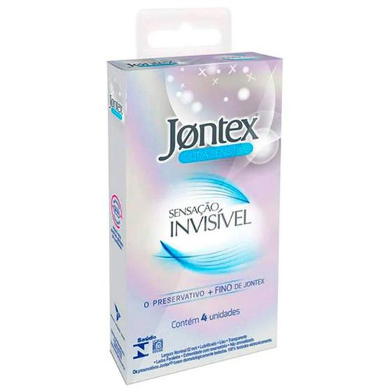 Preservativo Jontex Sensacao Invisivel c/4 - Preservativo - Magazine Luiza