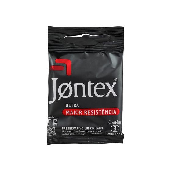 Preservativo Jontex Ultra Maior Resistência Lubrificado 3 Un - Cuidados ...