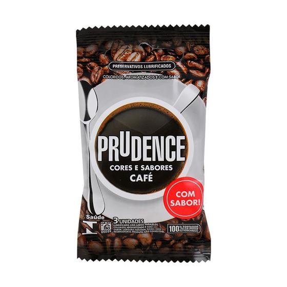 Preservativo Prudence Café Cores Sabores Anatômico 3 Und - Preservativo ...