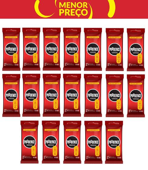 Preservativo Prudence Clássico 144 Unidades - 18x8 Lubrificado ...