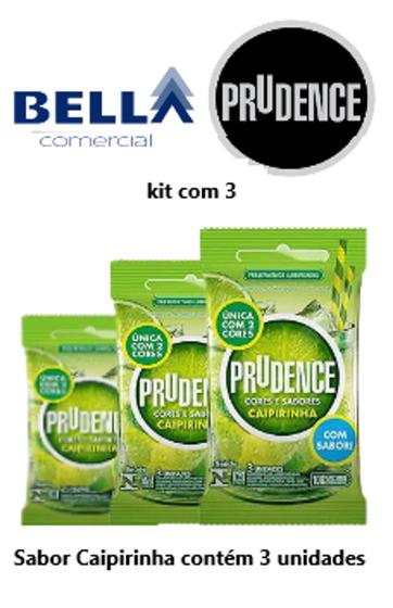 Preservativo Prudence Cores e Sabores - Kit com 3 - Preservativo ...