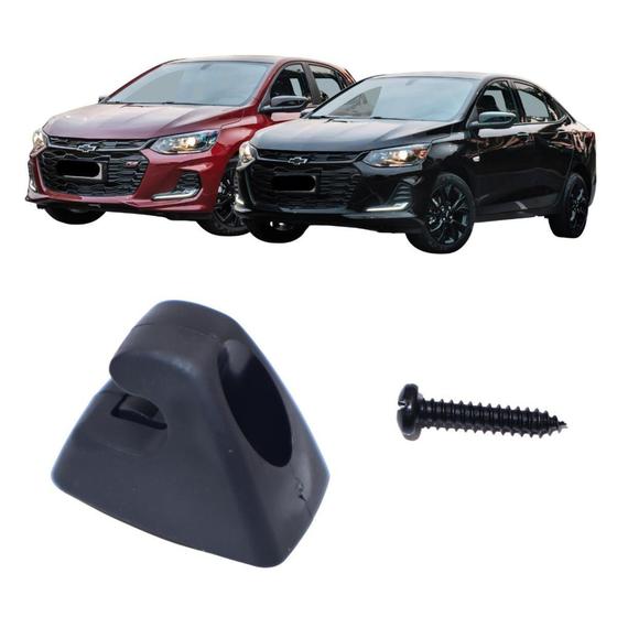 Presilha Do Suporte Quebra Sol Protetor Solar Onix RS Onix Midnight 2021 2022 Preto - PAP ...