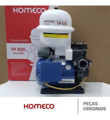 Pressurizador Água Automático Komeco Bivolt Tp 820 G2 - Pressurizador ...