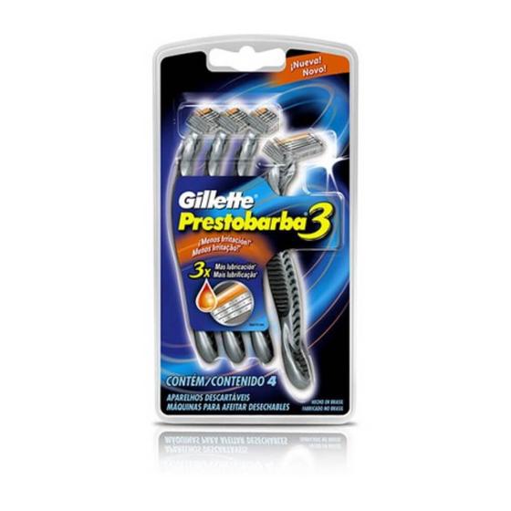 Prestobarba Aparelho Prestobarba 3 Masculino SM C/4 - Produtos de ...