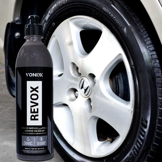 Pretinho Pneus Roda Selante Sintético Revox Vonixx 500ml - Selante para ...