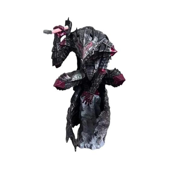 Preto Berserk Armadura Busto Guts Luz Noturna Resina Guerreiro Griffith ...