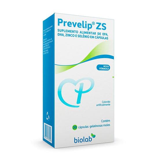 Prevelip ZS Com 30 Cápsulas - Biolab - Medicamentos - Magazine Luiza