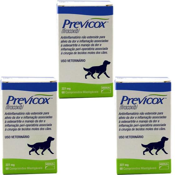 Previcox Dog 227mg 60 comprimidos KIT 3 unid Boehringer - Boehringer ...