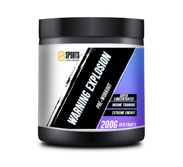 Preworkout WARNING EXPLOSION Pré Treino 150g 30 treinos - SPORTS ...