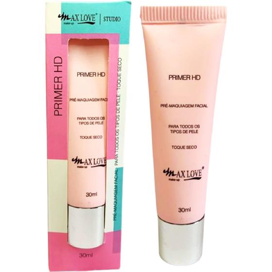 Primer Hd Max Love Base Pré Maquiagem Facial Toque Seco - Maquiagem - Magazine Luiza