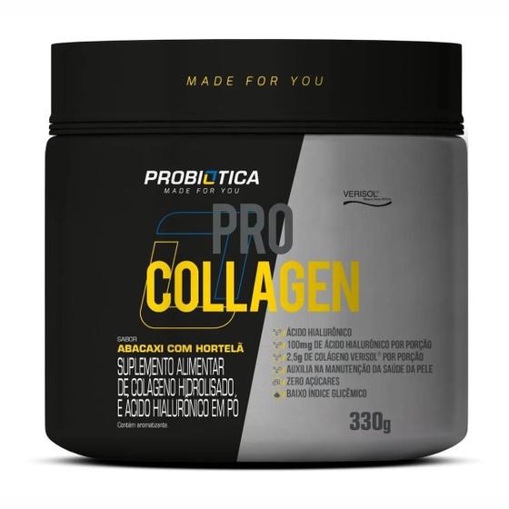 Pro Colágeno Hidrolisado 330G Probiótica - Probiotica - Colágeno ...