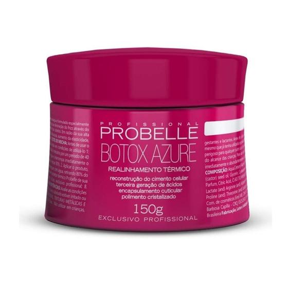 Probelle mega botox azure realinhamento térmico 150g - Cuidados com o ...