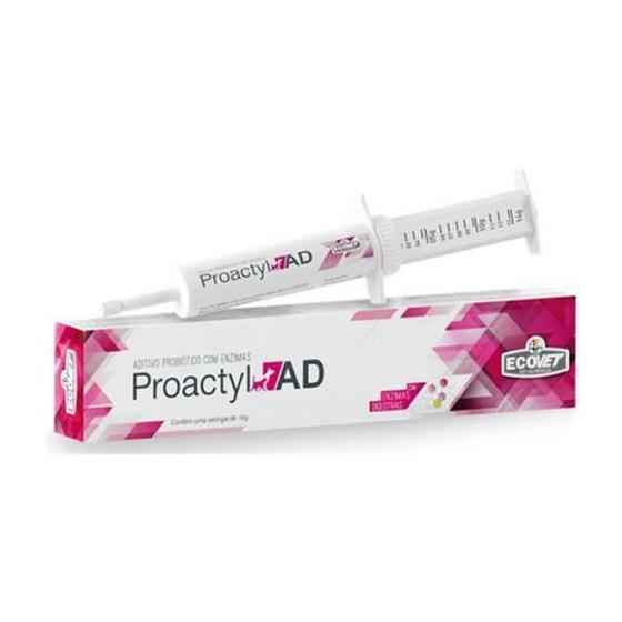 Probiotico Proactyl Ad Ecovet 14G - Prebióticos e Probióticos para Pet ...
