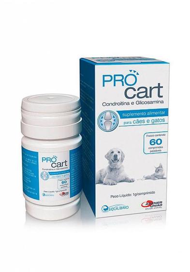 Procart - 60/Comprimidos - AGENER - Vitaminas e Suplementos para Pet ...