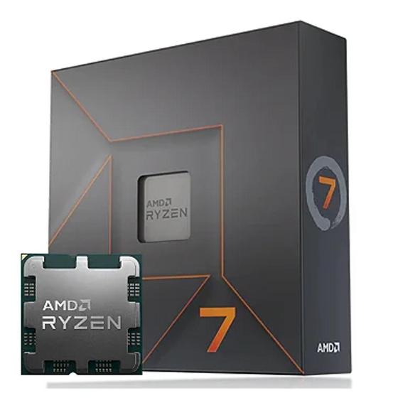 Processador amd ryzen 7 7700x 4.5ghz, 8-cores 16-threads, am5, sem ...