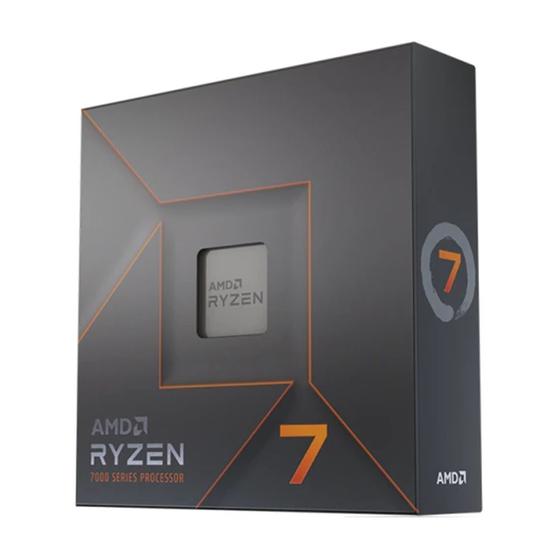 Processador AMD Ryzen 7 9700X 3.8GHz até 5.5GHz Turbo 8 Cores 16 Threads AM5 40MB Radeon ...