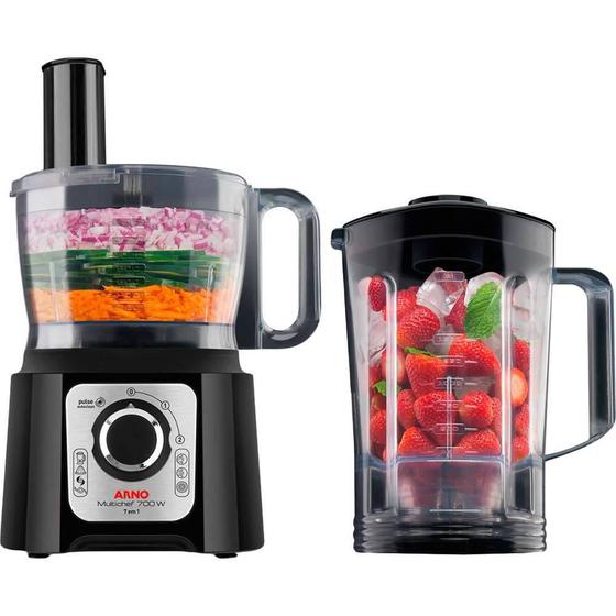 Processador Arno Multichef 2 Velocidades, Capacidade de 1,5 Litros e ...