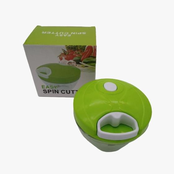 Processador de alimentos manual - Easy spin cutter - Processador ...