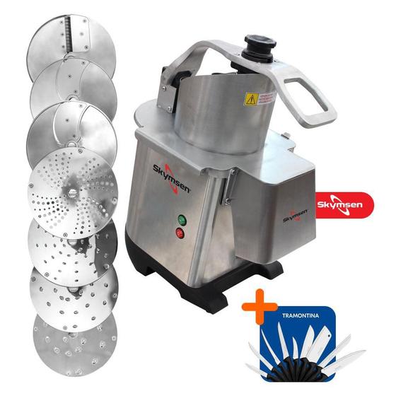 Processador de Alimentos Profissional 250kg/h 7 Discos 203mm Pa-7 127v ...