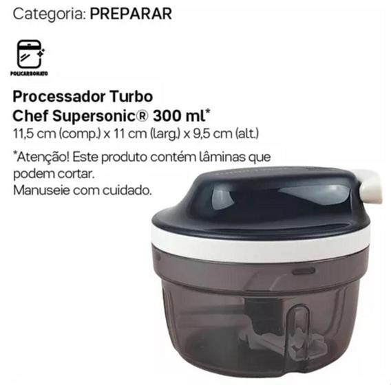 Processador Manual Turbochef Super ORIGINAL Tupperware - Tupperware ...