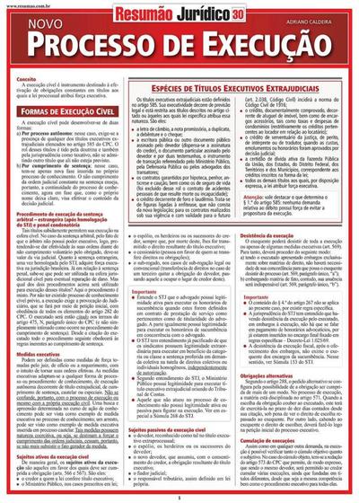 Processo de execucao - Livros de Direito Processual Civil - Magazine Luiza