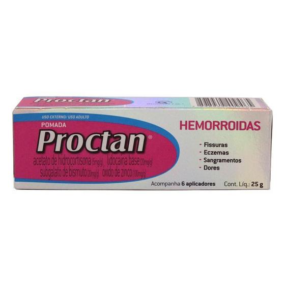 Proctan Pomada Genomma 25g - Acessórios para Primeiros Socorros ...
