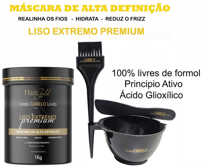 Progressiva Capilar de alta definição Liso Extremo Premium 1kg ...