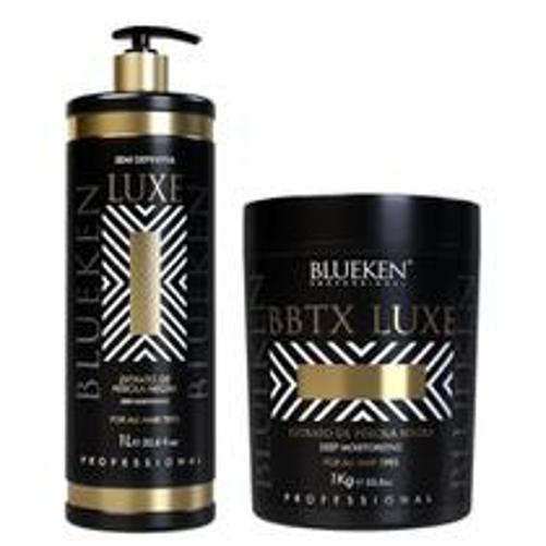 Progressiva Semi Definitiva 1L+Btx Capilar Luxe 1Kg Blueken ...