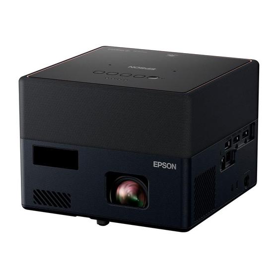 Projetor Epson EpiqVision EF-12 Full HD, Portátil Streaming, Laser, HDMI/USB, Bluetooth, Preto ...