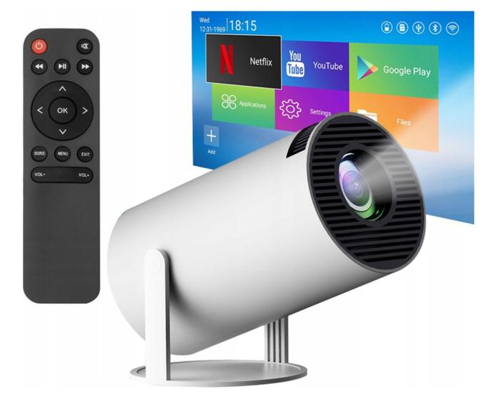 Projetor Hy300 Portátil Mini Android 11.0 Multimidia Magcubi - Magcubic - Projetor - Magazine Luiza