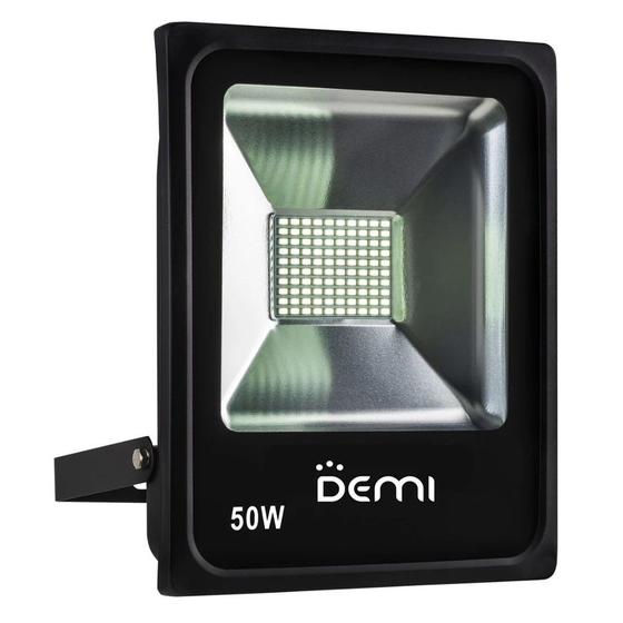 Projetor Led 100-240V 50W 6500K IP65 Preto - Demi - Refletor - Magazine ...