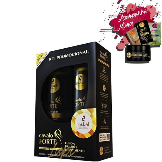 Promopack Haskell Cavalo Forte 300ml - Kit de Tratamento para Cabelos ...