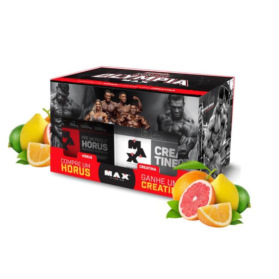 Promopack Road to Olympia - Max Titanium Hórus + Creatina Academia ...