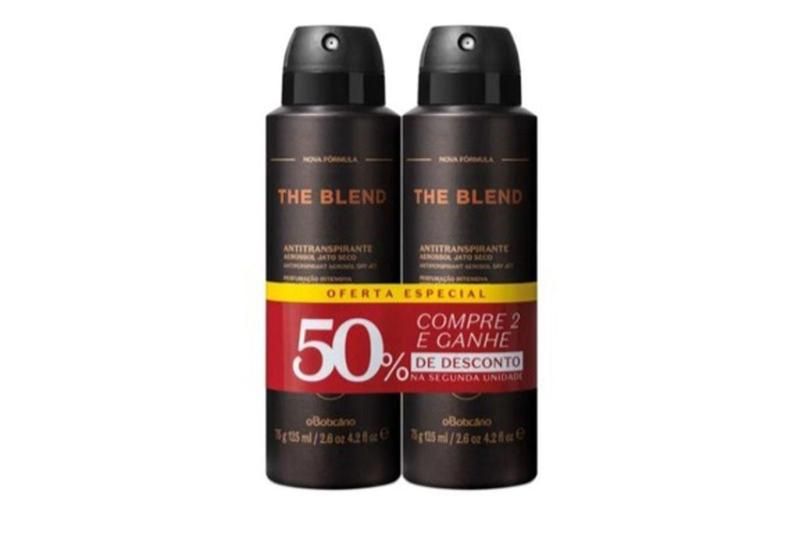 Promopack THE BLEND Antitranspirante DESODORANTE Aerosol 2Un (75g) - Perfumaria - Desodorante ...