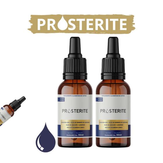 Prosterite Suplemento Gotas Tratamento da Próstata 2 Frascos - Fitoterápicos - Magazine Luiza