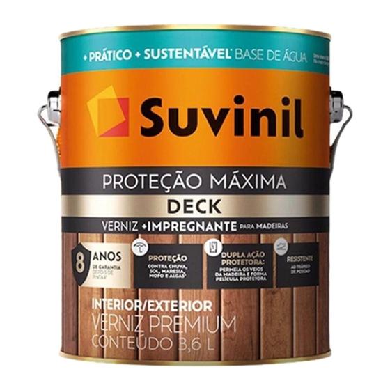Proteção maxima deck natural br suvinil 900ml - Tinta para Parede ...