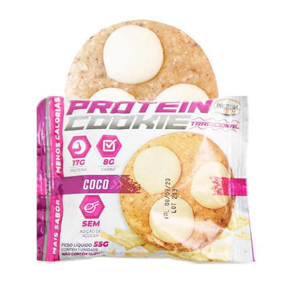 Protein Cookie (Caixa com 12 unidades de 55g) - Protein Tech - Barra de ...
