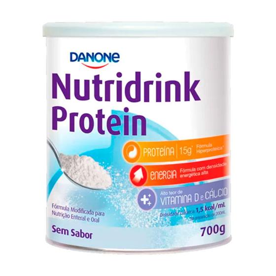Proteína Danone Nutridrink Protein Pó Sem Sabor 700g - Complemento ...