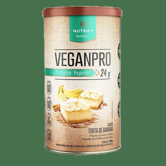 Proteína Vegana Veganpro Torta de Banana Nutrify 450g - Proteína de Arroz - Magazine Luiza