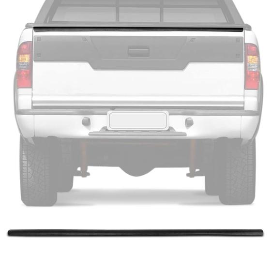 Protetor Borda Tampa Traseira Caçamba S10 2001 A 2011 Plástico Preto ...