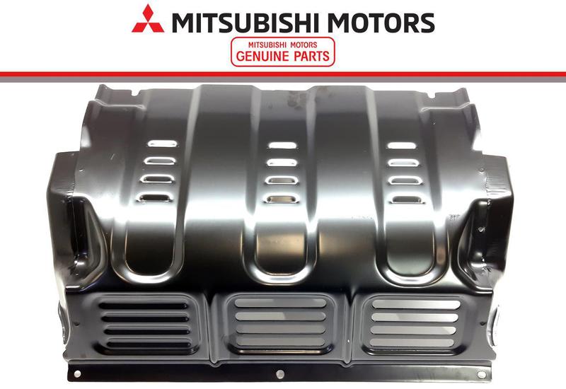 Protetor carter Peito aco L200 Triton MN136829 - Original - Mitsubishi ...