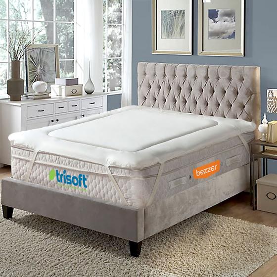 Protetor Colchão PillowTop Solteiro Petfom Antimofo Umidade Fibra Hipoalergênica Técnologia ...