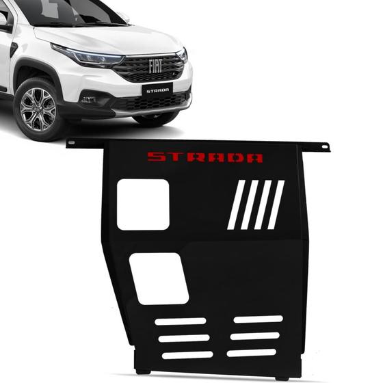 Protetor de Carter Strada 2021 2022 CD CS Preto Fosco Peito de Aço - CK ...