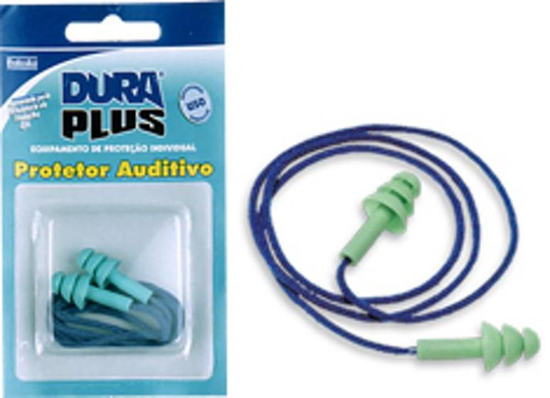 Protetor Duraplus Silicone com Cordão Dura Plus - Protetor Auricular ...