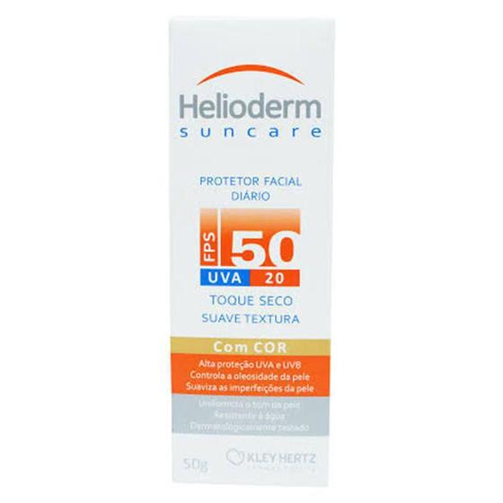 Protetor Facial Heloderm Fps50 50G Com Cor - Kley Hertz S. A ...