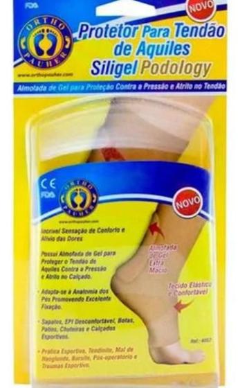 Protetor Para Tendão De Aquiles Siligel 4O57 Orthopauher - ORTHO PAUHER ...
