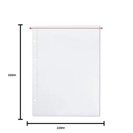 Protetor Porta Documentos Ofício Acp 9 Furos P-31 C/100 - Organização ...