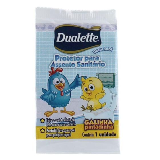 Protetor Sanitário Dualette Galinha Pintadinha Sachê c/ 1 unidade ...